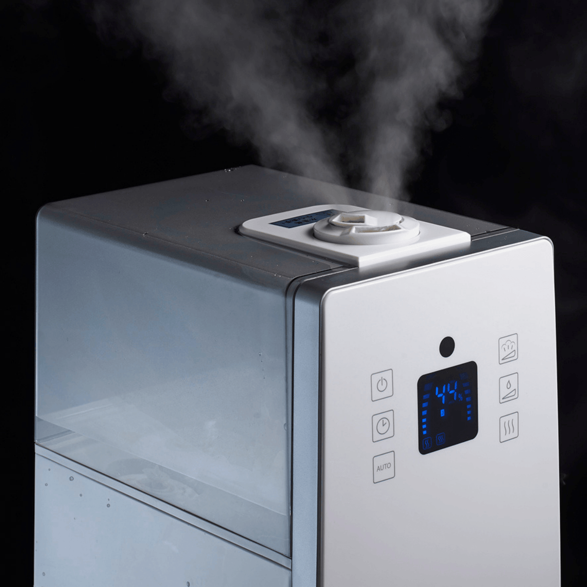 Digital Ultrasonic Cool & Warm Mist Humidifier with Aroma Function HF ...